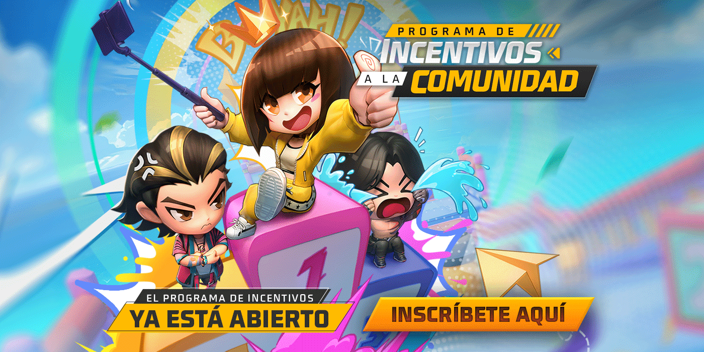 Programa de incentivos a la comunidad – Garena Free Fire